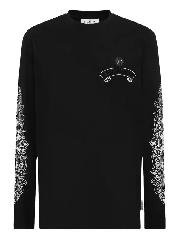 Philipp Plein Chrome Crest T-shirt - Black