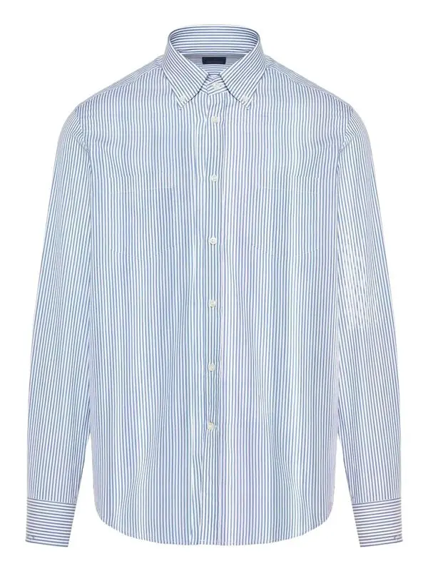 Paul & Shark Striped Pocket Shirt - White