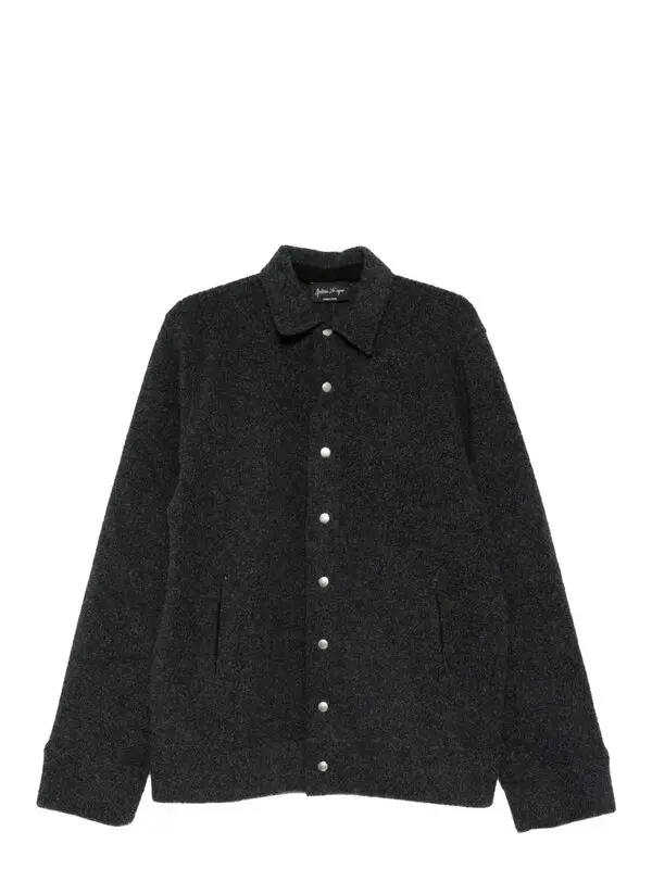 Andrea Ya'aqov Wool-blend Shirt Jacket - Black