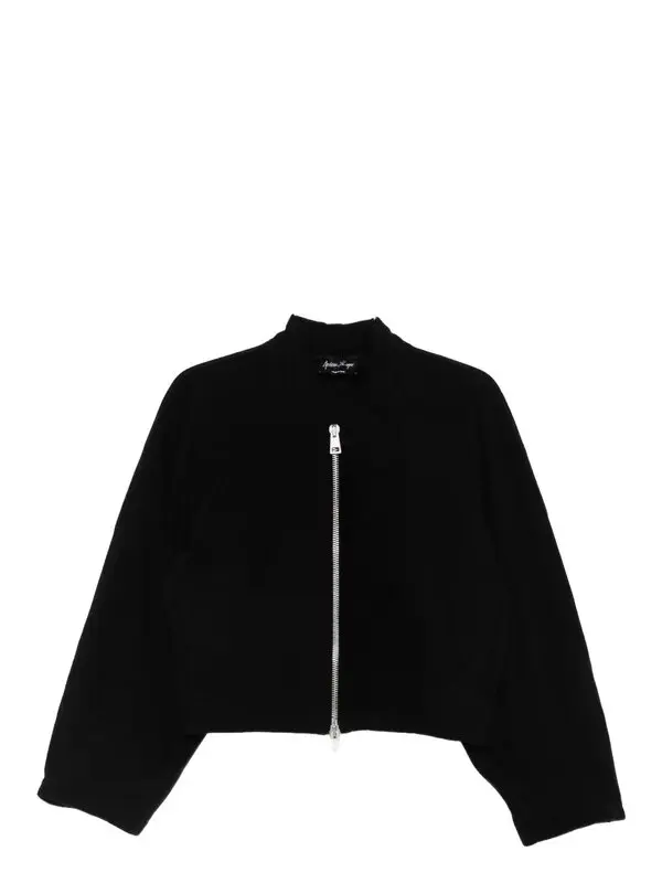 Andrea Ya'aqov Cashmere Bomber Jacket - Black