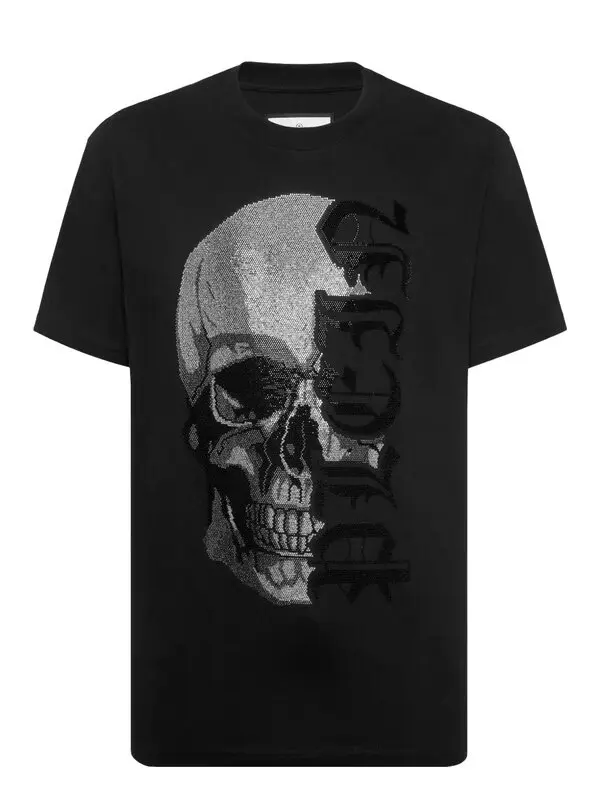 Philipp Plein Graphic-skull T-shirt - Black