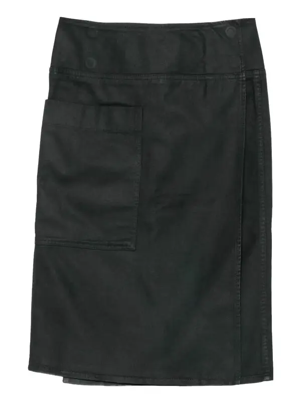 LEMAIRE Pocket Midi Straight Skirt - Black
