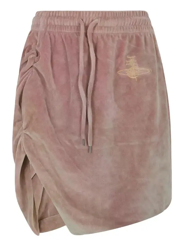 VIVIENNE WESTWOOD Drawstring Mini Skirt - Pink