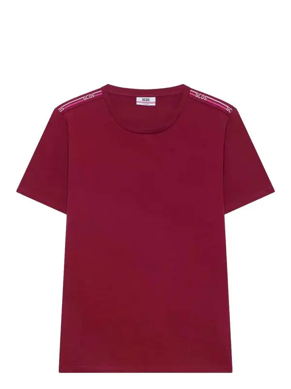 Gcds Logo Tape T-shirt - Red