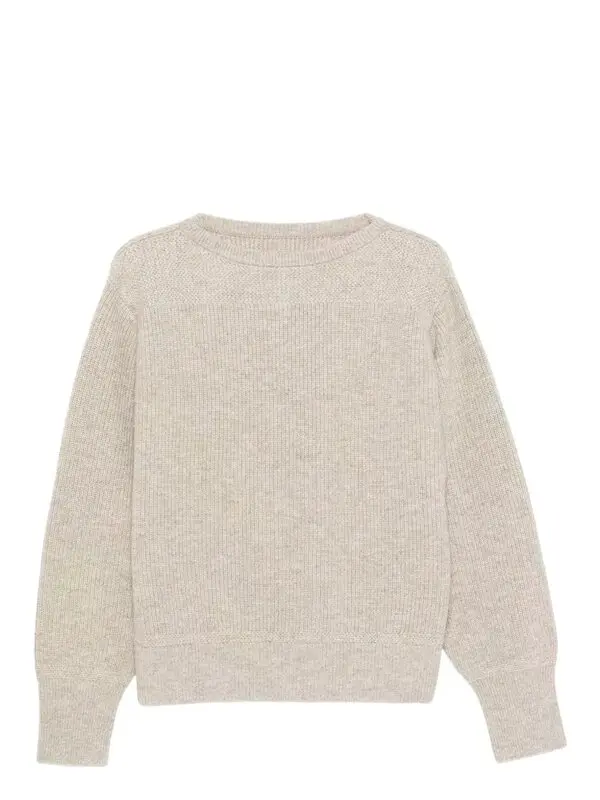 TAIGA TAKAHASHI Textured Crew-neck Sweater - Neutrals