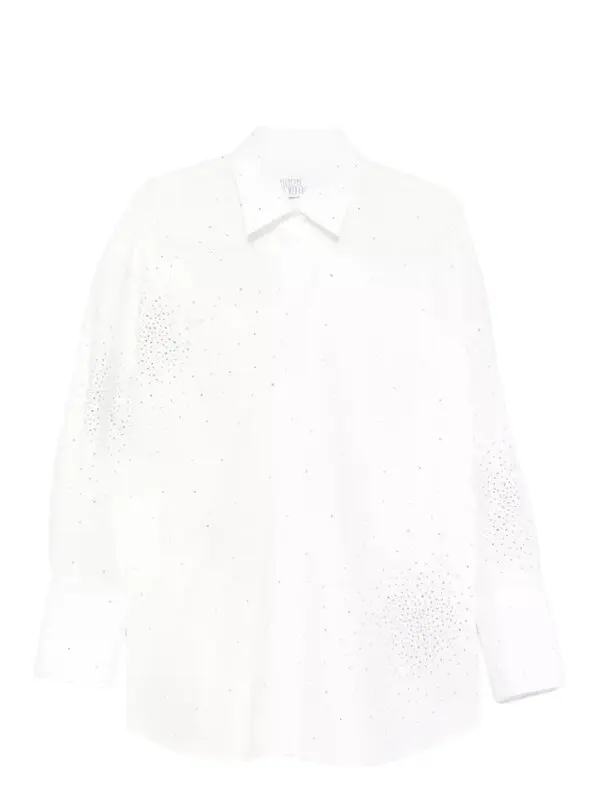 Giuseppe Di Morabito Dots-embellished Button-down Shirt - White