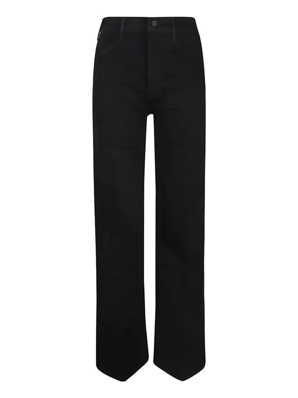 MOTHER Straight-leg Denim Jeans - Black