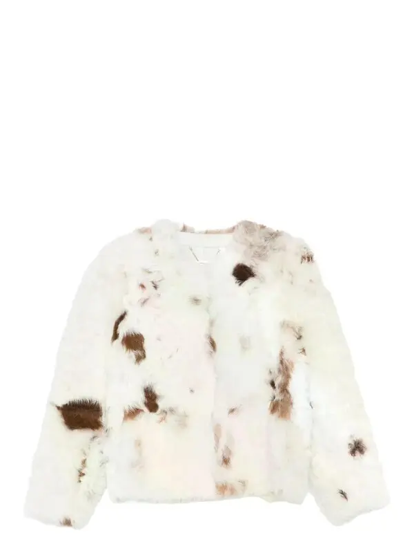 Zimmermann Hypnotic Spot Shearling Jacket - Neutrals