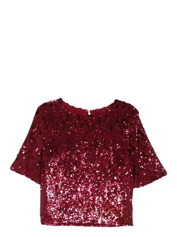 ANIYE BY Sequined Blouse - Red