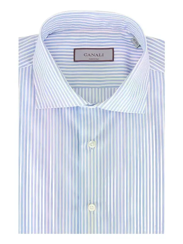 Canali Striped Shirt - White