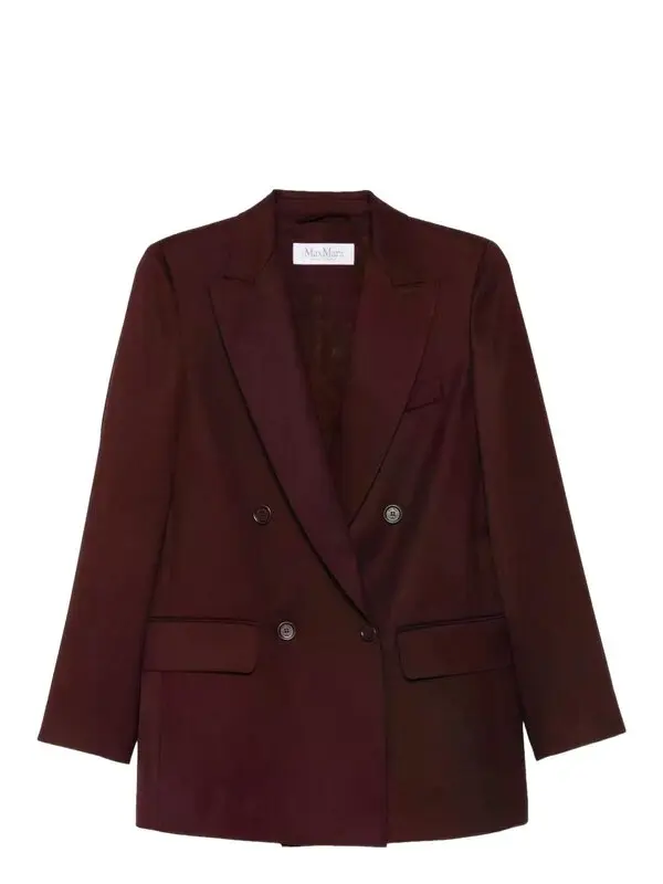 Max Mara Double-breasted Blazer - Red