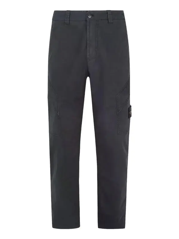 Stone Island Button-fastening Trousers - Blue
