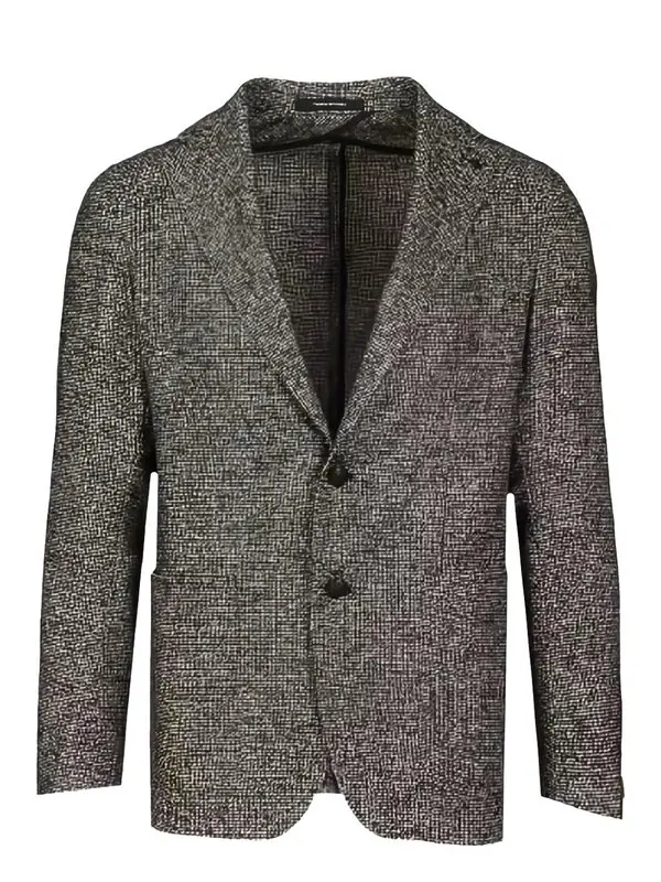 Tagliatore Mélange-effect Blazer - Grey