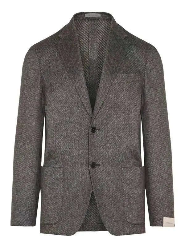Corneliani Herringbone Blazer - Grey