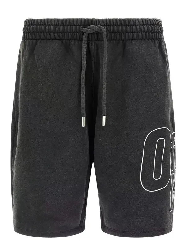 Off-White Outline Arrow Skate Bermuda Shorts - Grey