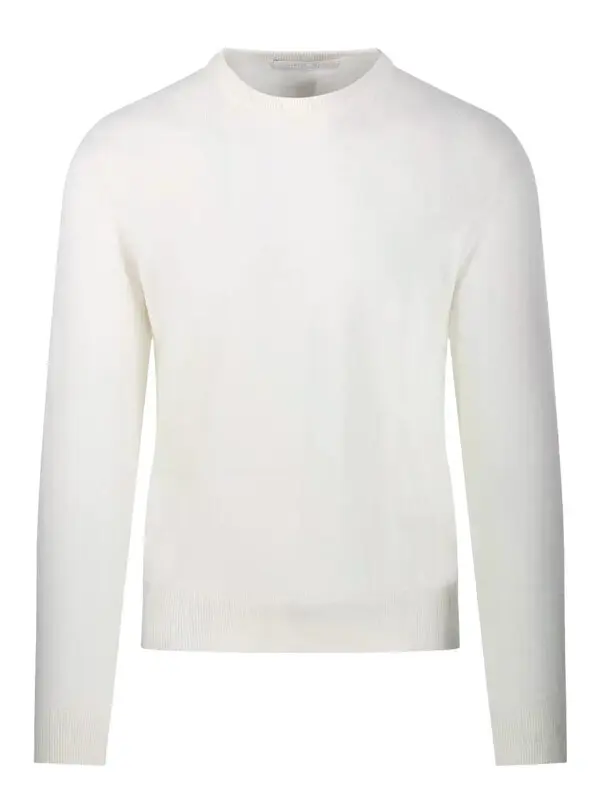 CASHMERE COMPANY Crew-neck Sweater - White