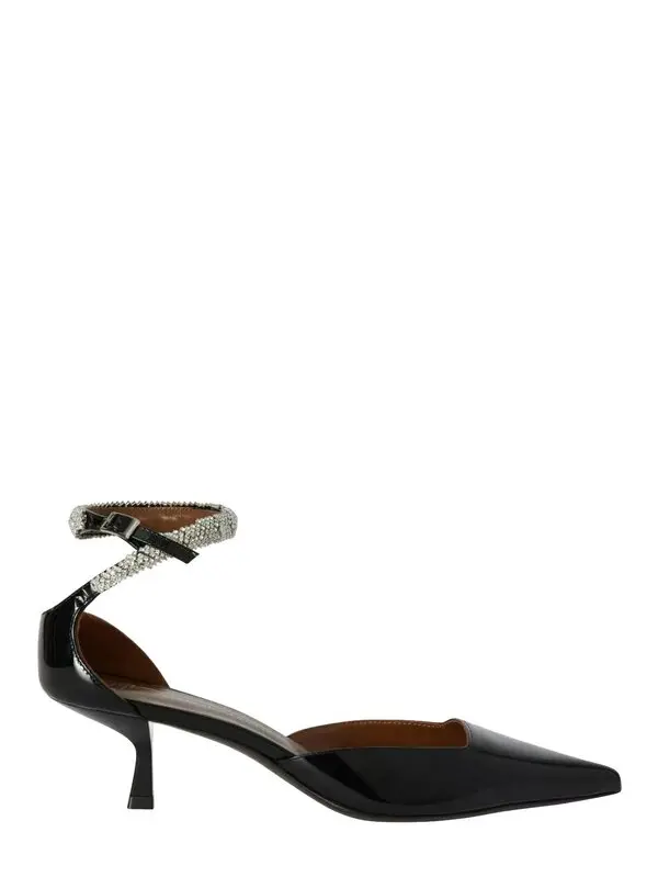 GIUSEPPE ZANOTTI 50mm Elenie Crystal-embellished Pumps - Black