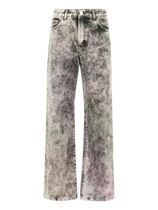 Federica Tosi Faded-effect Jeans - Grey