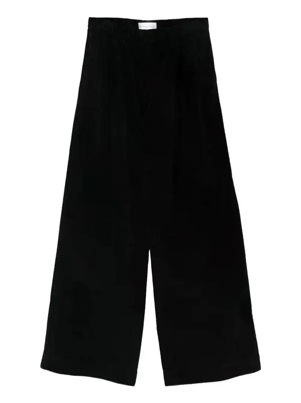 Christian Wijnants Corduroy Straight Leg Trousers - Black