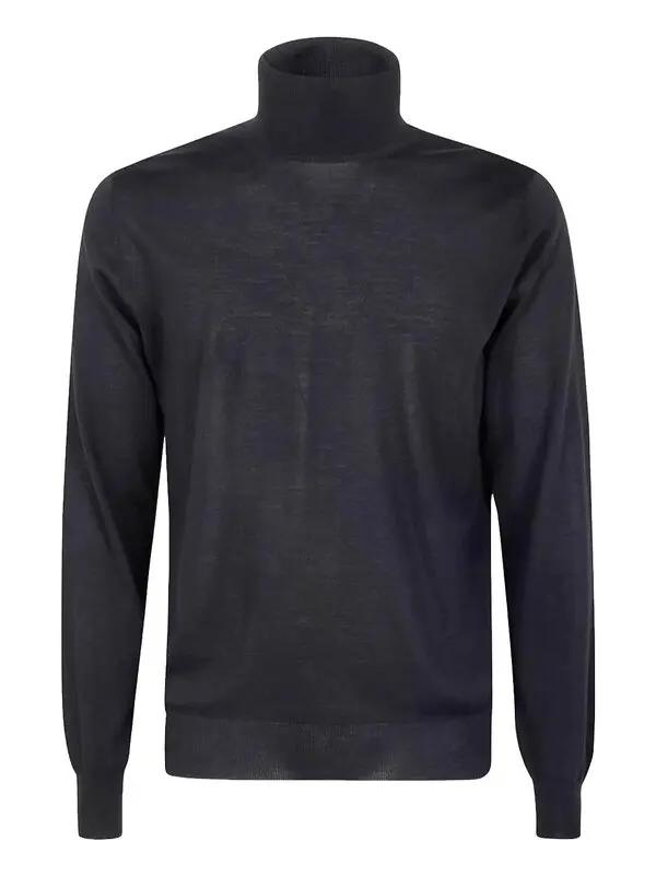 FILIPPO DE LAURENTIIS Turtleneck Long-sleeve Sweater - Blue