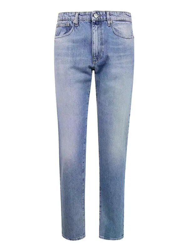 Incotex Washed Jeans - Blue