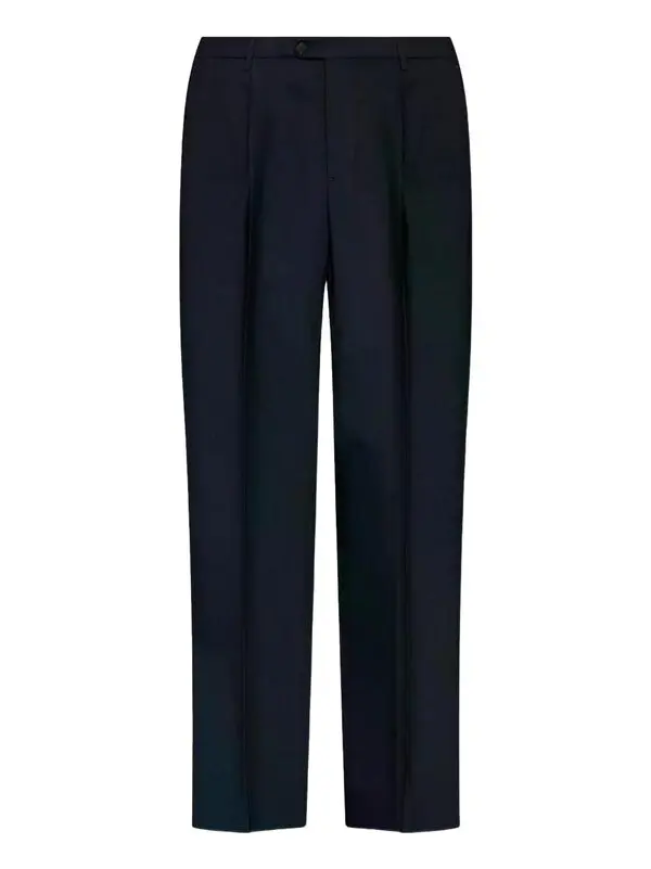 Etro Darted Wool Trousers - Blue