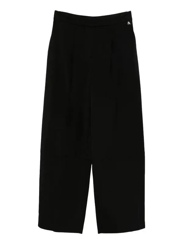 TWINSET Logo-plaque Trousers - Black