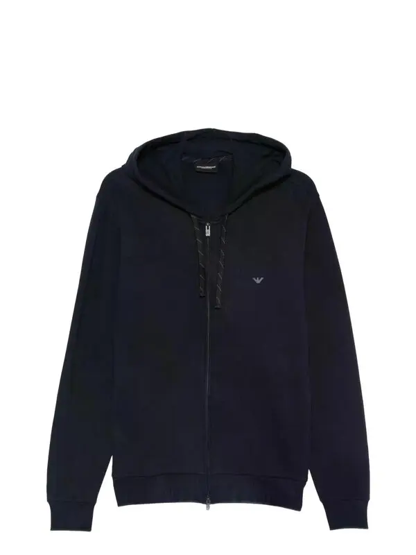 Emporio Armani Zip-up Hoodie - Blue