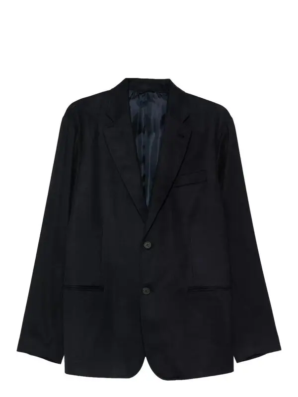 Emporio Armani Single-breasted Blazer - Blue