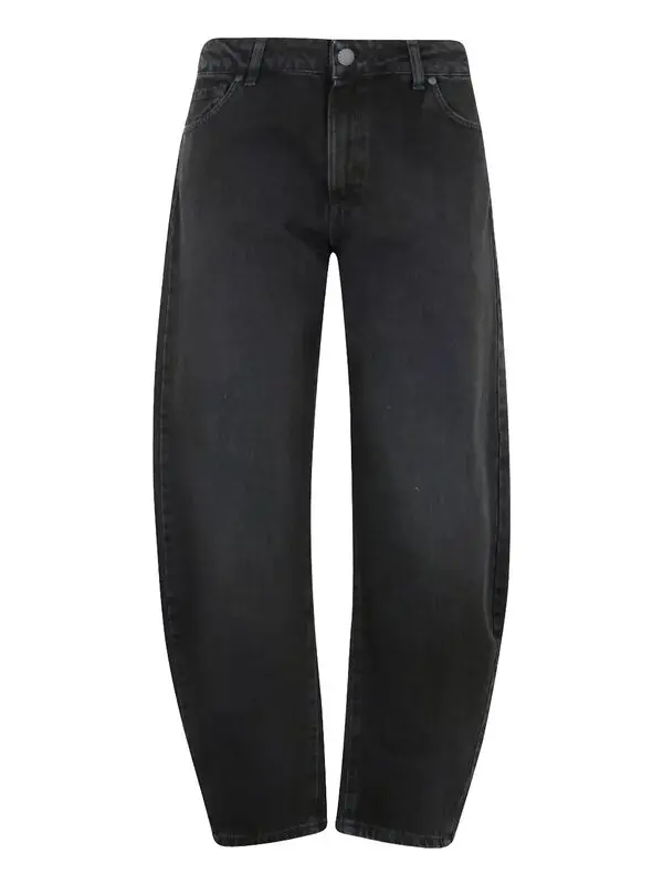 Federica Tosi Belt-loops Jeans - Black