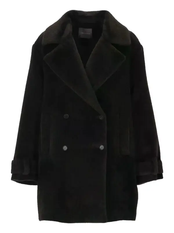 Lorena Antoniazzi Double-breasted Coat - Brown