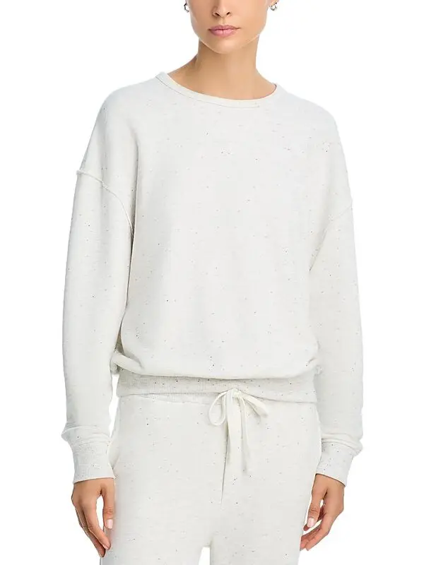 ATM Anthony Thomas Melillo Donegal French Terry Sweatshirt - Chalk Donegal