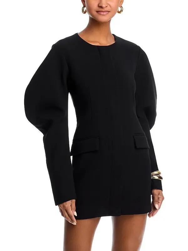 Line & Dot Georgia Mini Dress - Black