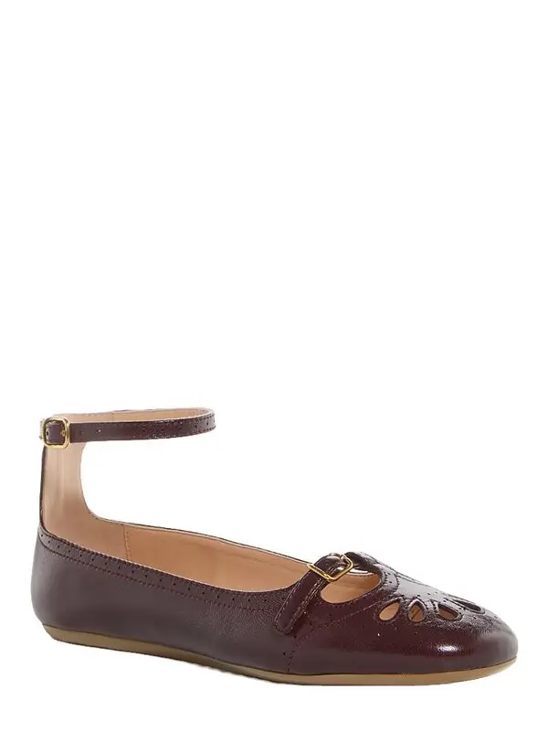 Chloé Misty Ballet Flats - Burnt Purple