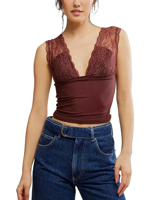 Free People Power Play Cami - Bittersweet