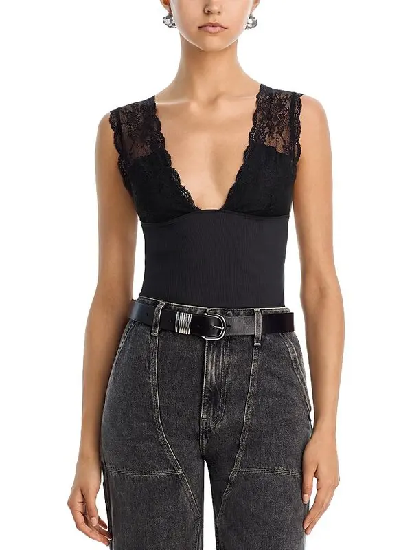 Free People Power Play Cami - Black
