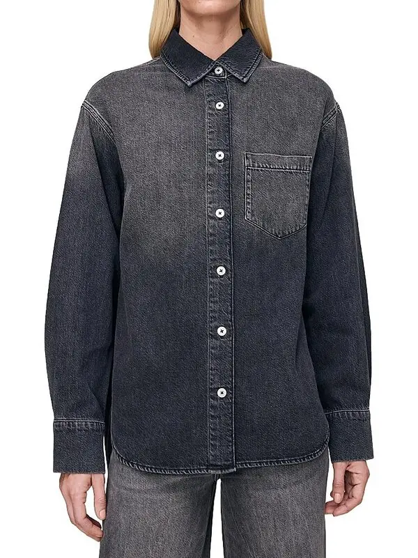 DL1961 Faye Aura Denim Shirt - Nightshade