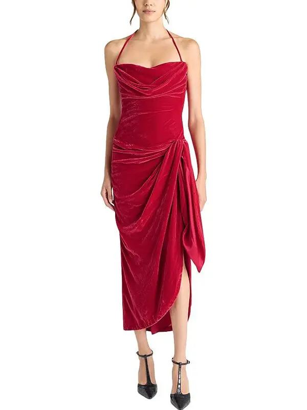 Cinq À Sept Noah Dress - Raspberry