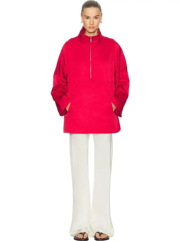 EAVES Silje Half Zip Parka - Urban Red