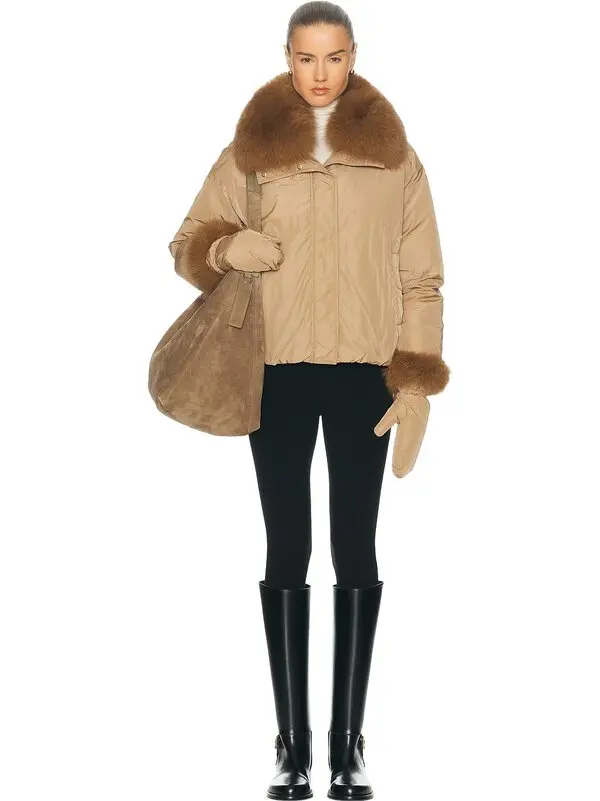 YVES SALOMON Short Down Jacket - Liegeois