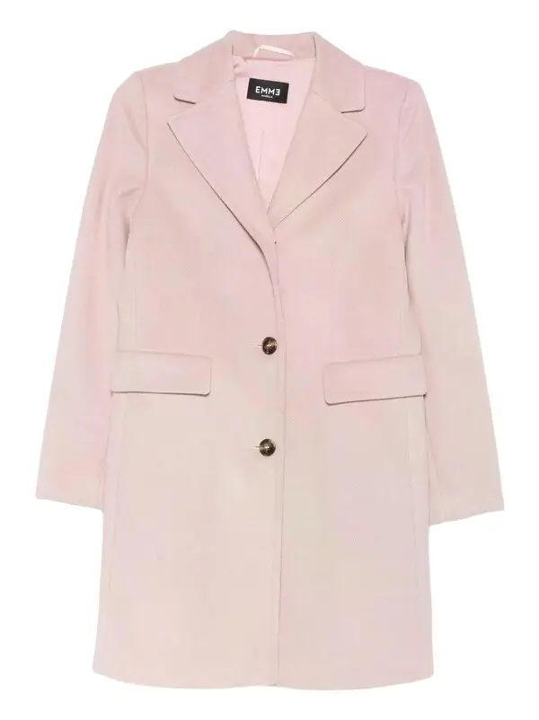 Marella Notched-lapel Single-breasted Coat - Pink