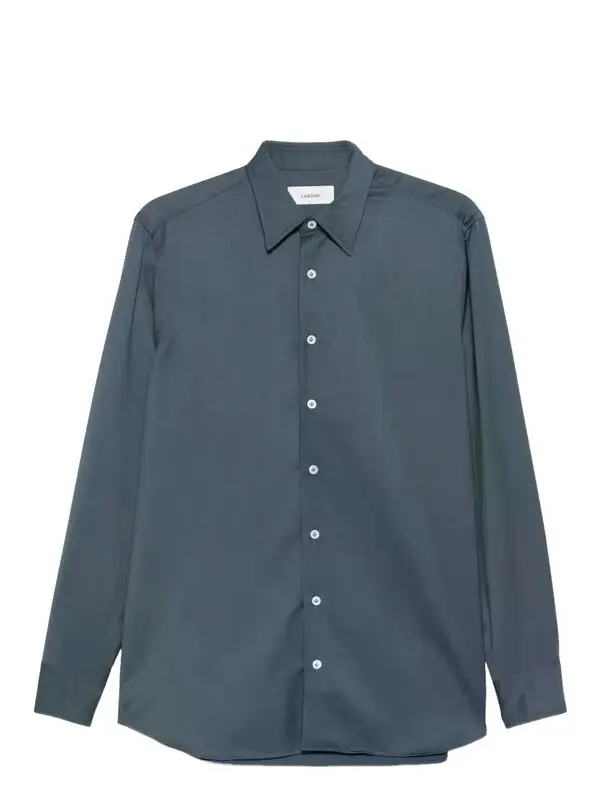 LARDINI Buttoned Shirt - Blue