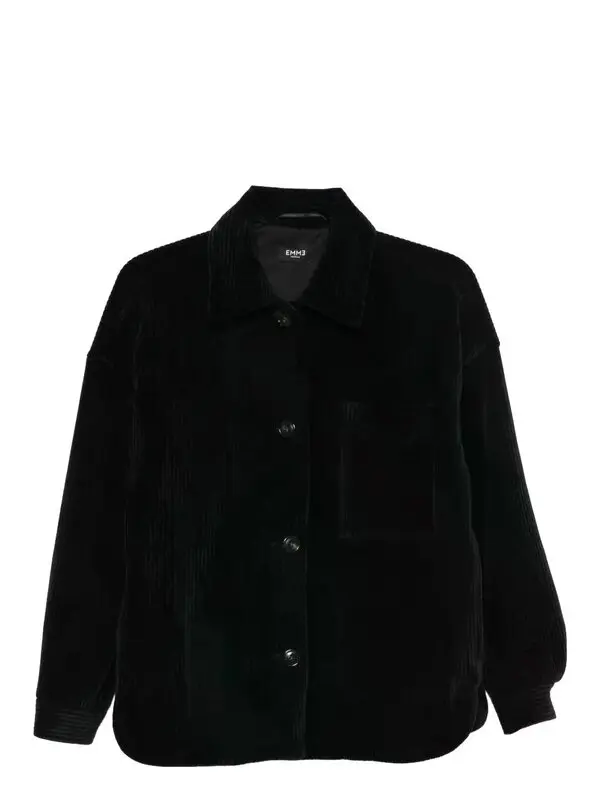 Marella Andy Corduroy Shirt Jacket - Black