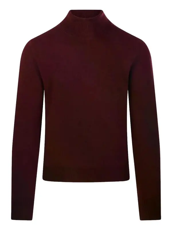 CASHMERE COMPANY Roll-neck Sweater - Red