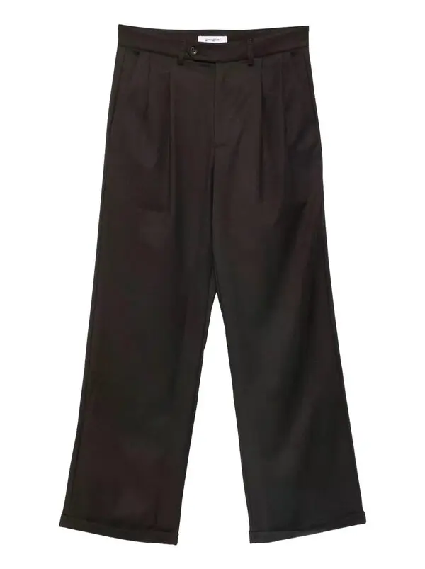 Gimaguas Pleated Tailored Trousers - Brown