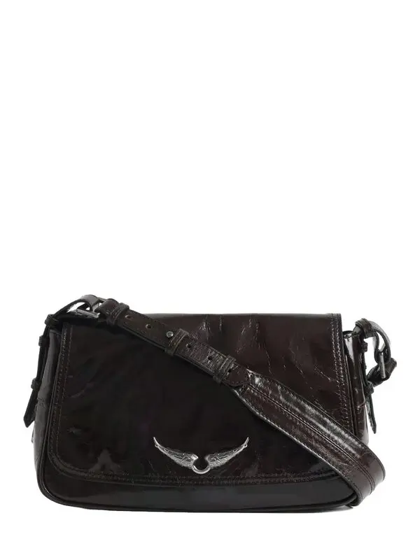 Zadig&Voltaire Patent Wings Satchel - Brown