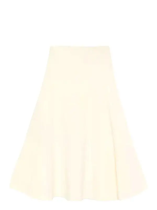 Jacquemus The Triangle Flared Maxi Skirt - Yellow