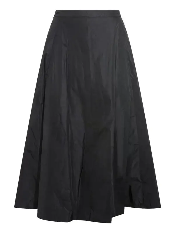 Add Panelled Midi Skirt - Black