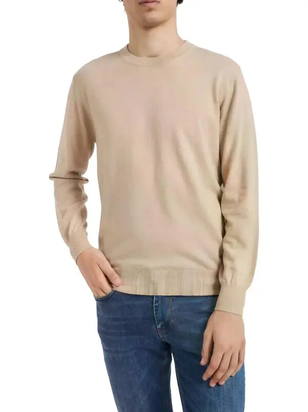 KANGRA Crew-neck Sweater - Neutrals