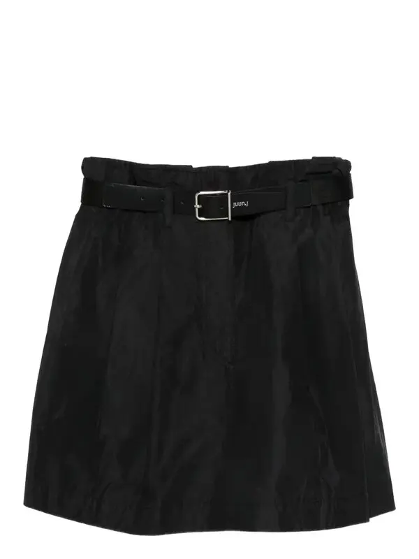 JUUN.J Belted Straight Skirt - Black